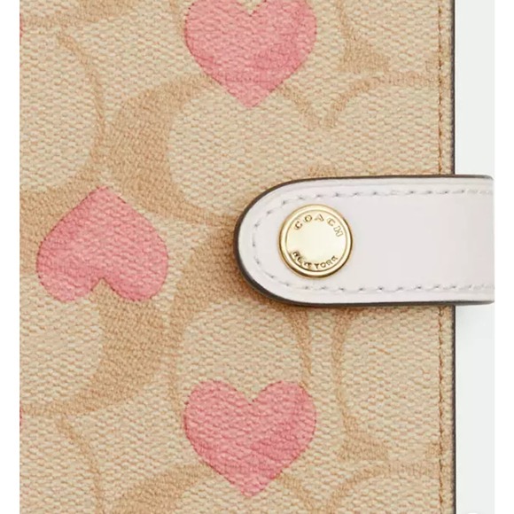 Coach | Office | Coach Notebook In Signature Canvas With Heart Print ...